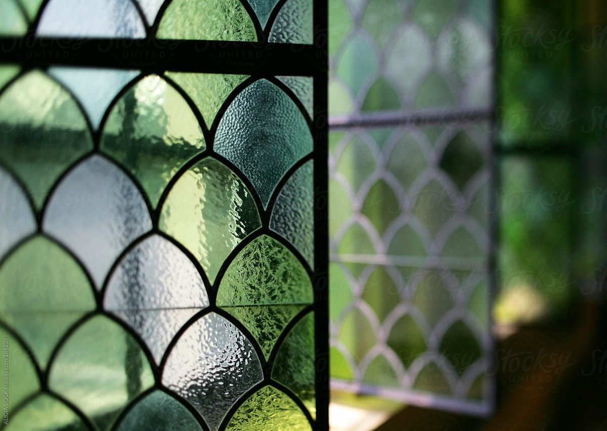 "Green Stained Glass Windows" by Stocksy Contributor "ALICIA BOCK ...