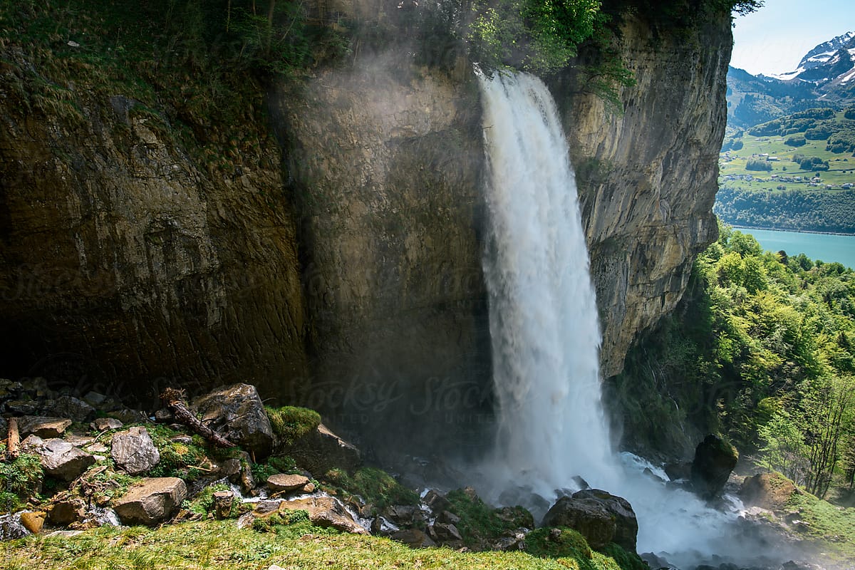 "Panorama Of Rhinquelle Waterfal" by Stocksy Contributor "Peter Wey ...