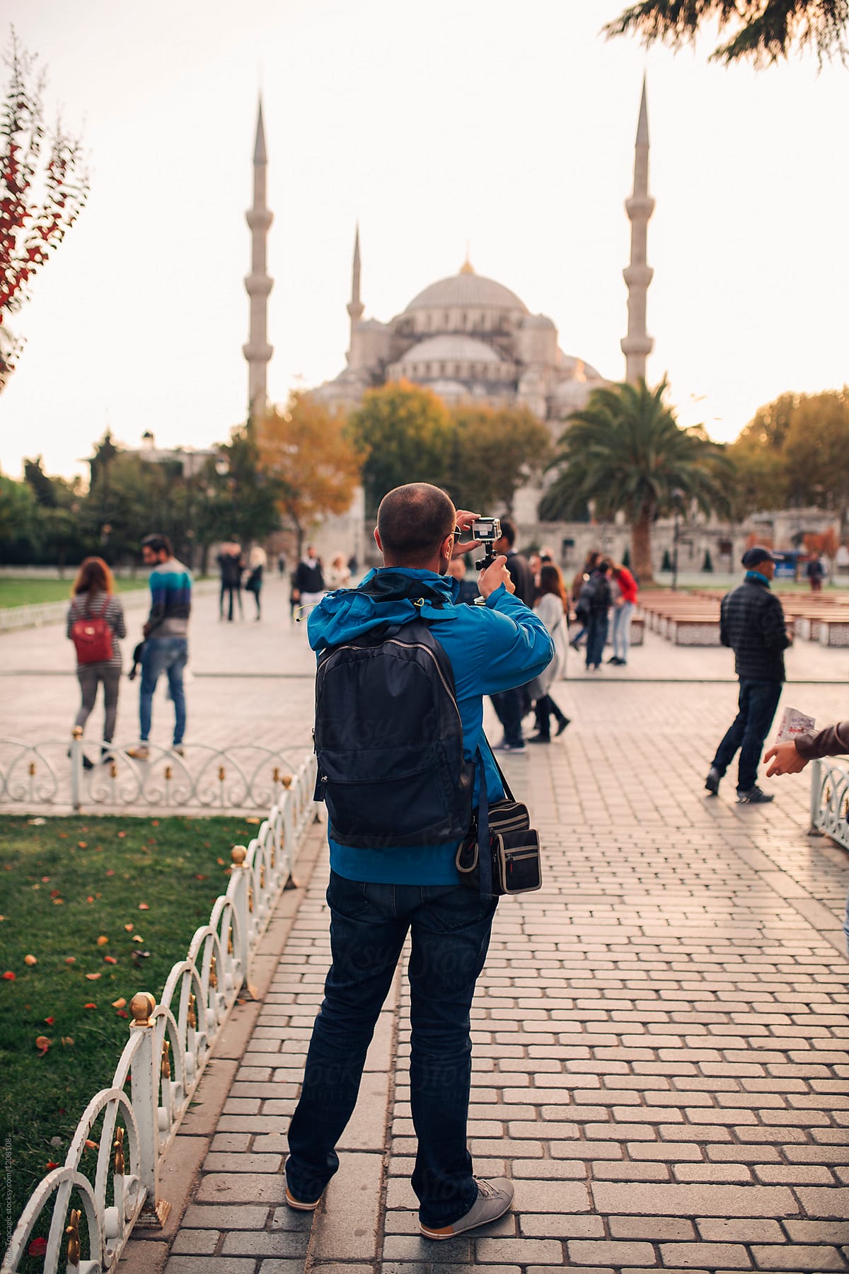 "Man Filming Sultan Ahmet Mosque In Istanbul" by Stocksy Contributor ...