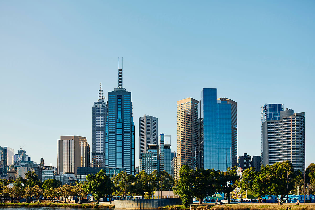"Landscape Of Melbourne" by Stocksy Contributor "Boris Jovanovic" - Stocksy