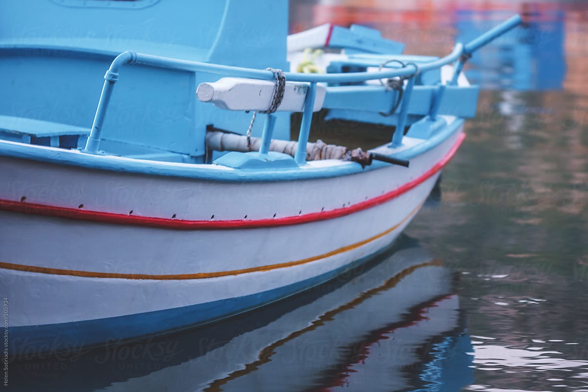 "Traditional Fishing Boat" by Stocksy Contributor "Helen Sotiriadis ...