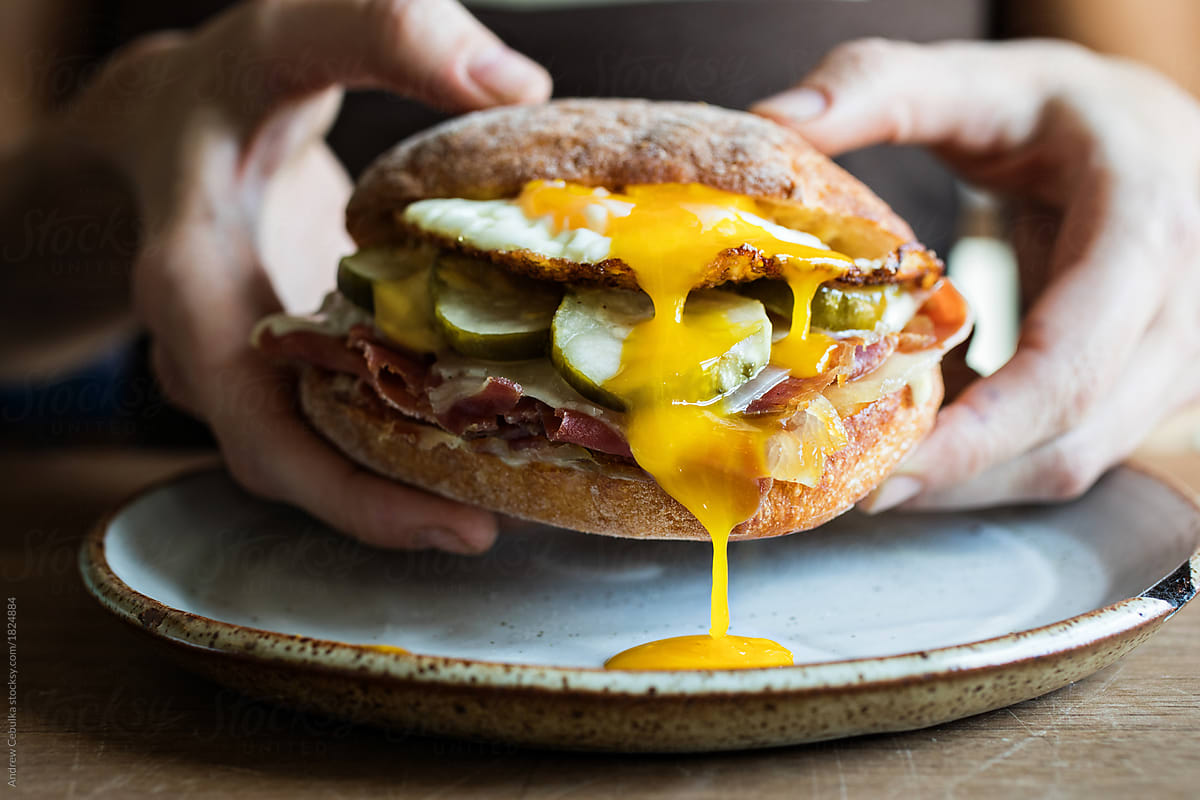 "Messy Sandwich" by Stocksy Contributor "Andrew Cebulka" - Stocksy