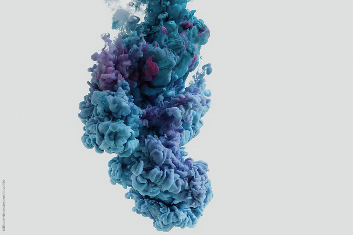 "Diffusing Ink Cloud In Water" by Stocksy Contributor "Milles Team ...