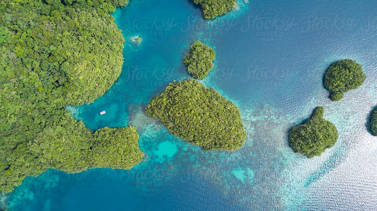 "Aerial View Of Islands" by Stocksy Contributor "Song Heming" - Stocksy