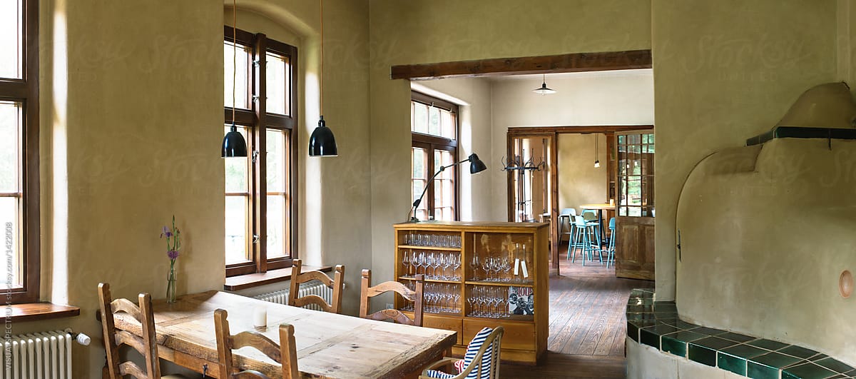 "Panorama Shot Of A Rustic Countryside Restaurant" by Stocksy ...