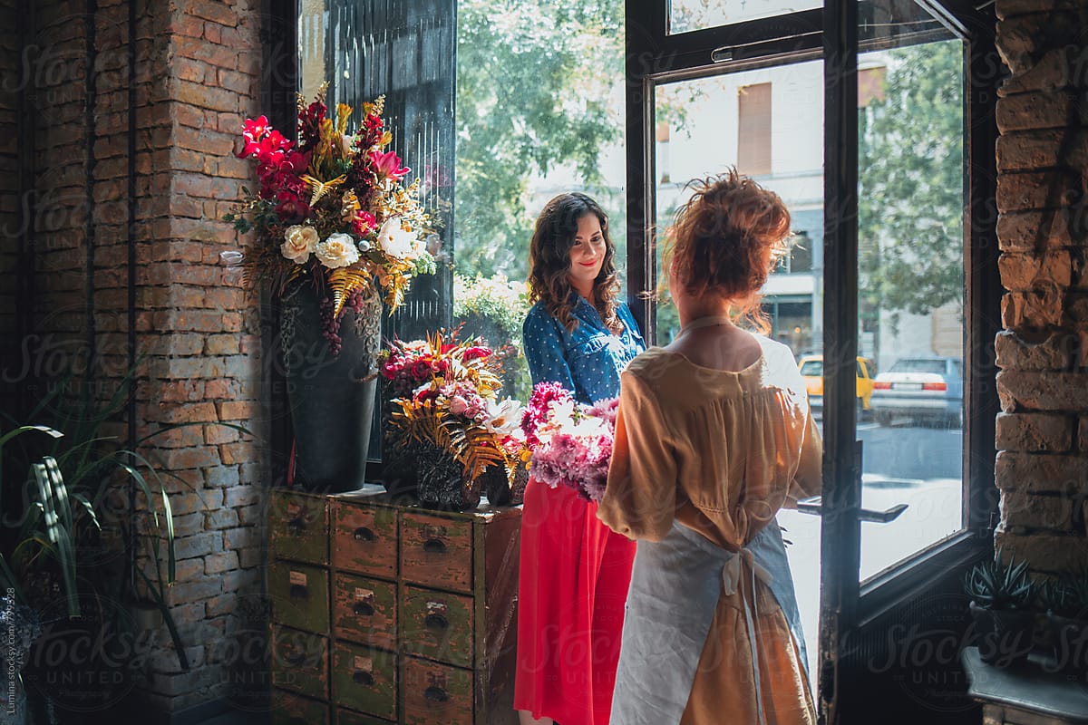 "Florists Working At A Flower Shop" by Stocksy Contributor "Lumina ...