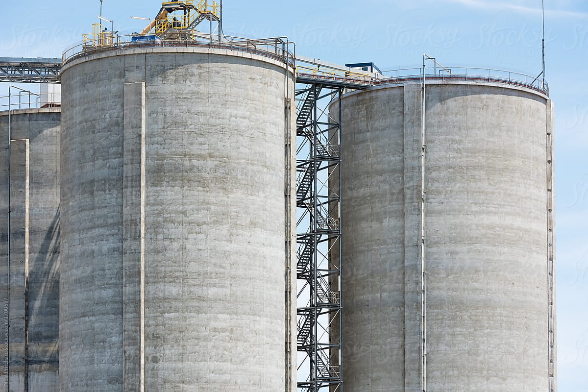 "Large Industrial Storage Tanks" by Stocksy Contributor "Neal Pritchard ...