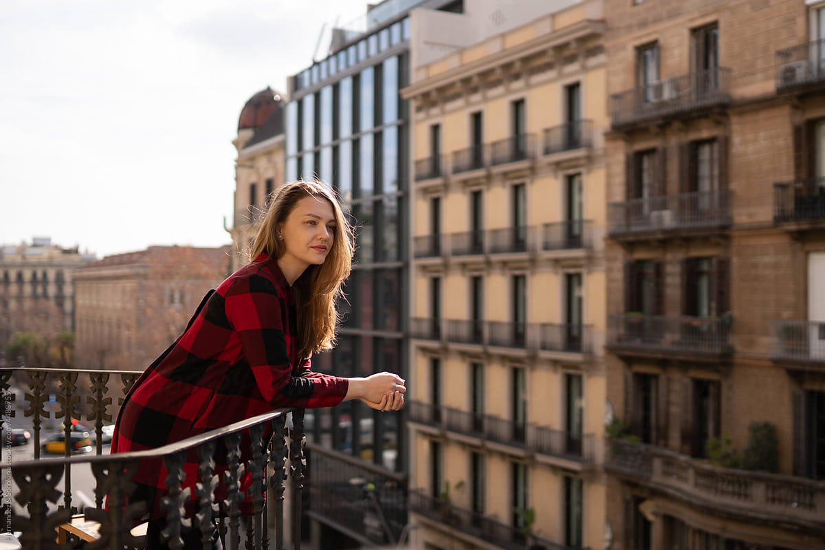 "Beautiful Woman At Balcony" by Stocksy Contributor "Hernandez ...