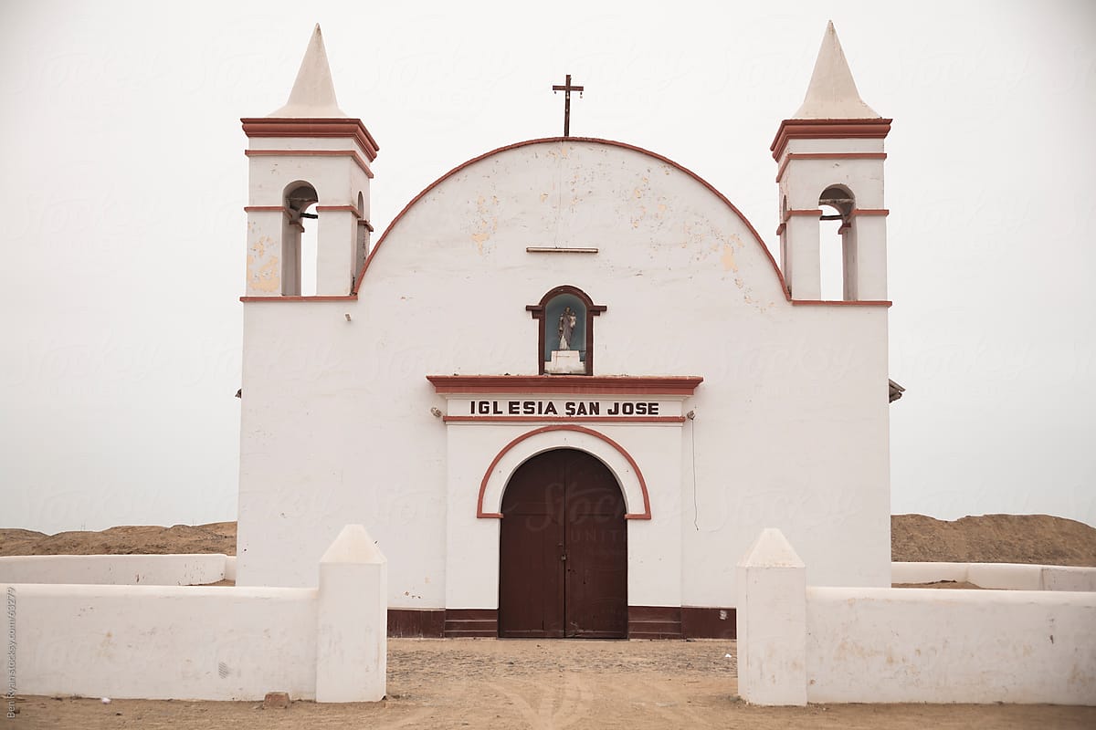 "Spanish Colonial Mud-brick Church" by Stocksy Contributor "Ben Ryan ...