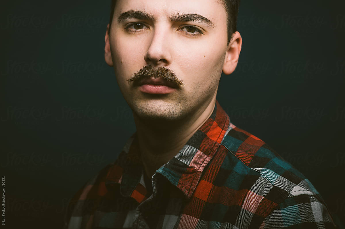 "Portrait Of Man With Mustache" by Stocksy Contributor "B Krokodil ...