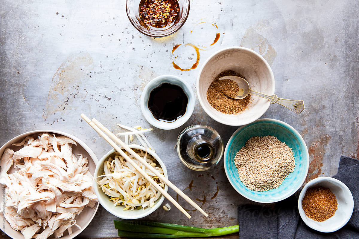 "Chinese Food Cooking Ingredients" by Stocksy Contributor "Nadine ...