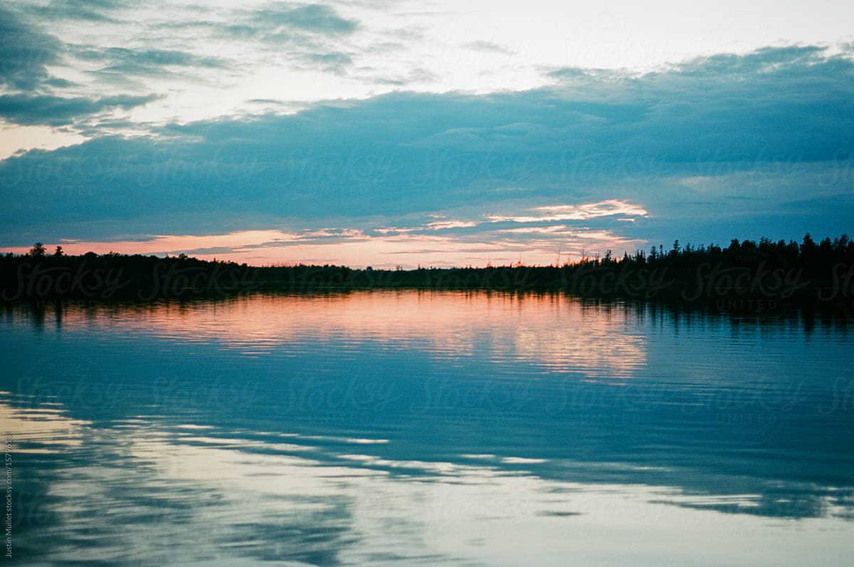 "Lake At Dusk" by Stocksy Contributor "Justin Mullet" - Stocksy