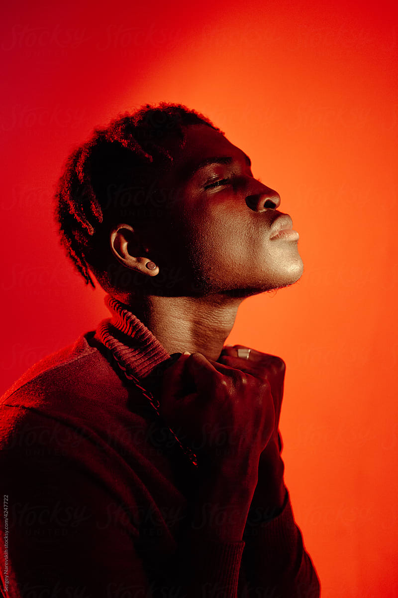 "African American Model Posing At Studio" by Stocksy Contributor ...