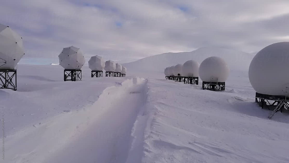 Inside The Svalbard Satellite Station Arctic Space KONGSBERG