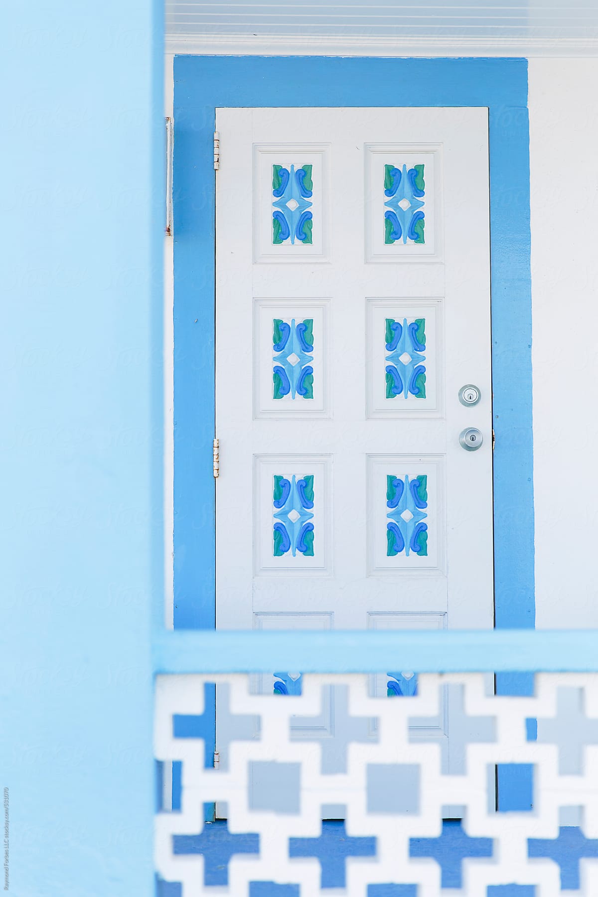 "Bahamian Door" by Stocksy Contributor "Raymond Forbes LLC" - Stocksy