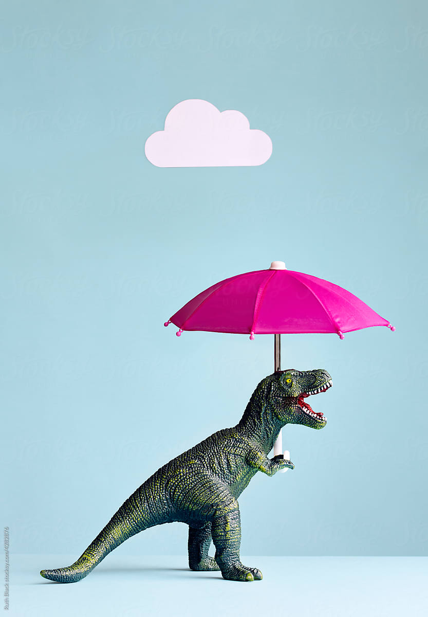 "Dinosaur In The Rain" by Stocksy Contributor "Ruth Black" - Stocksy