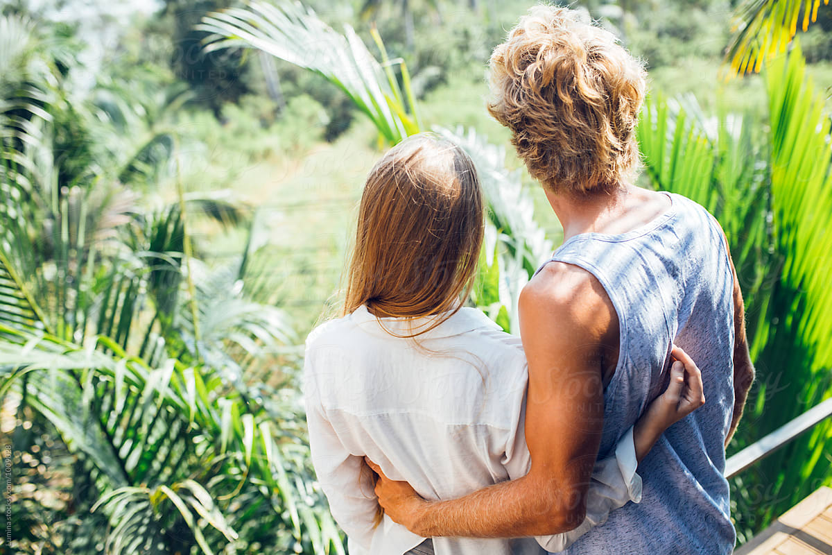 "Back View Of A Couple Outdoors" by Stocksy Contributor "Lumina" - Stocksy