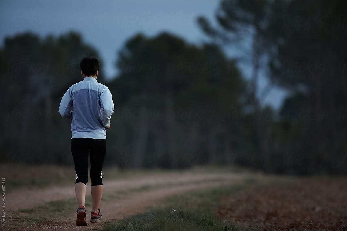 "Female Running Outdoors Early In The Morning" by Stocksy Contributor ...