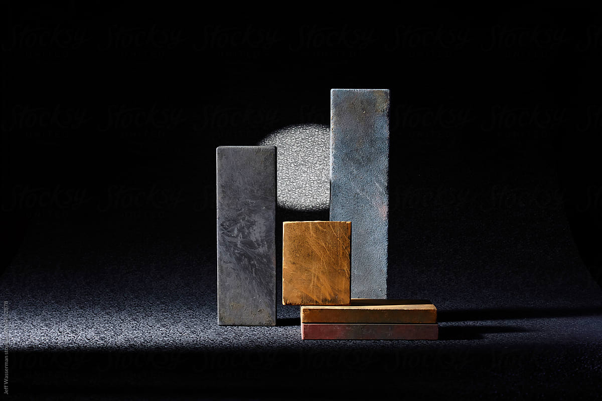 "Four Stone Monoliths" by Stocksy Contributor "Jeff Wasserman" - Stocksy