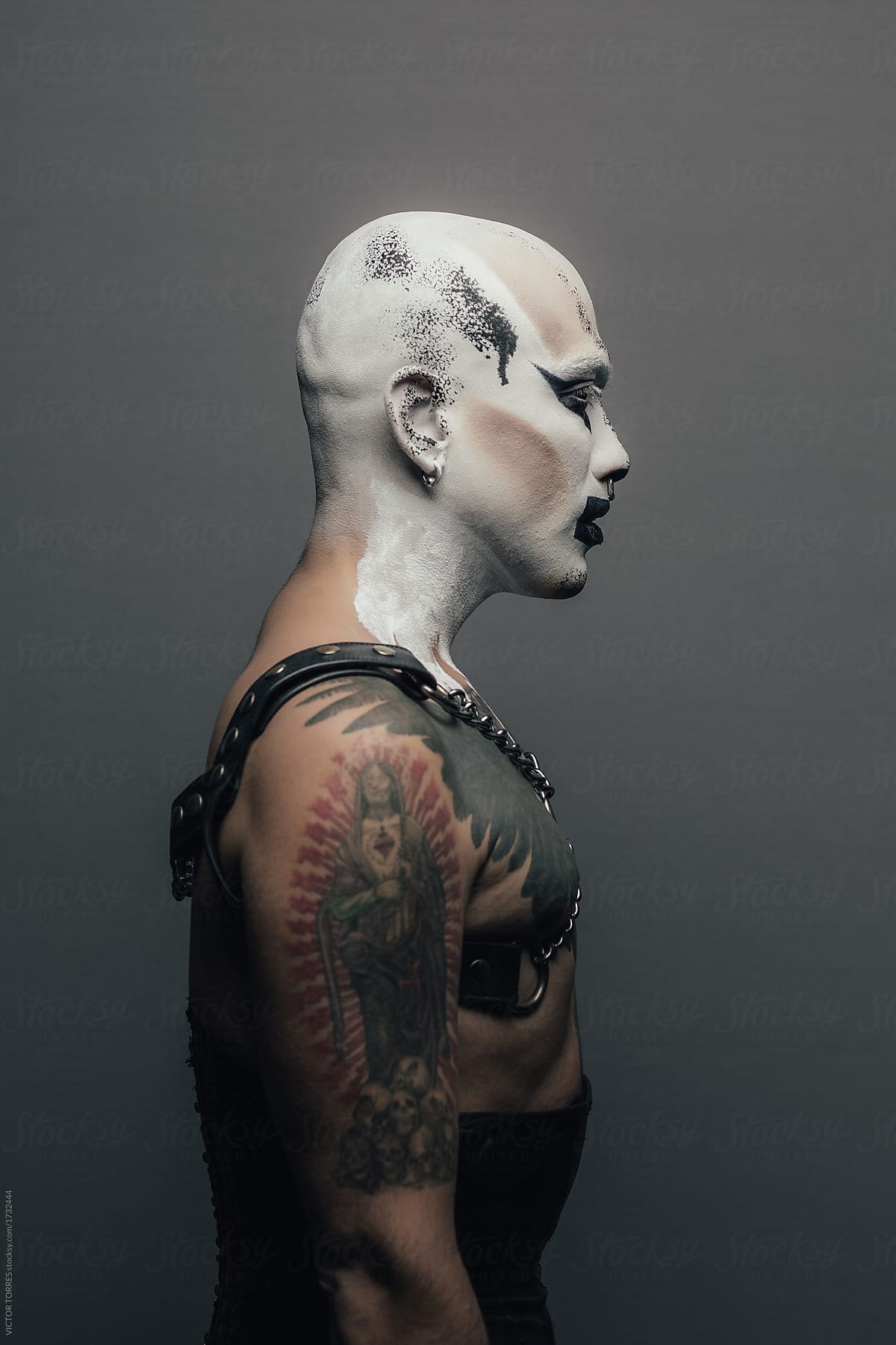 "Techno Goth Fashion Portrait" by Stocksy Contributor "VICTOR TORRES ...
