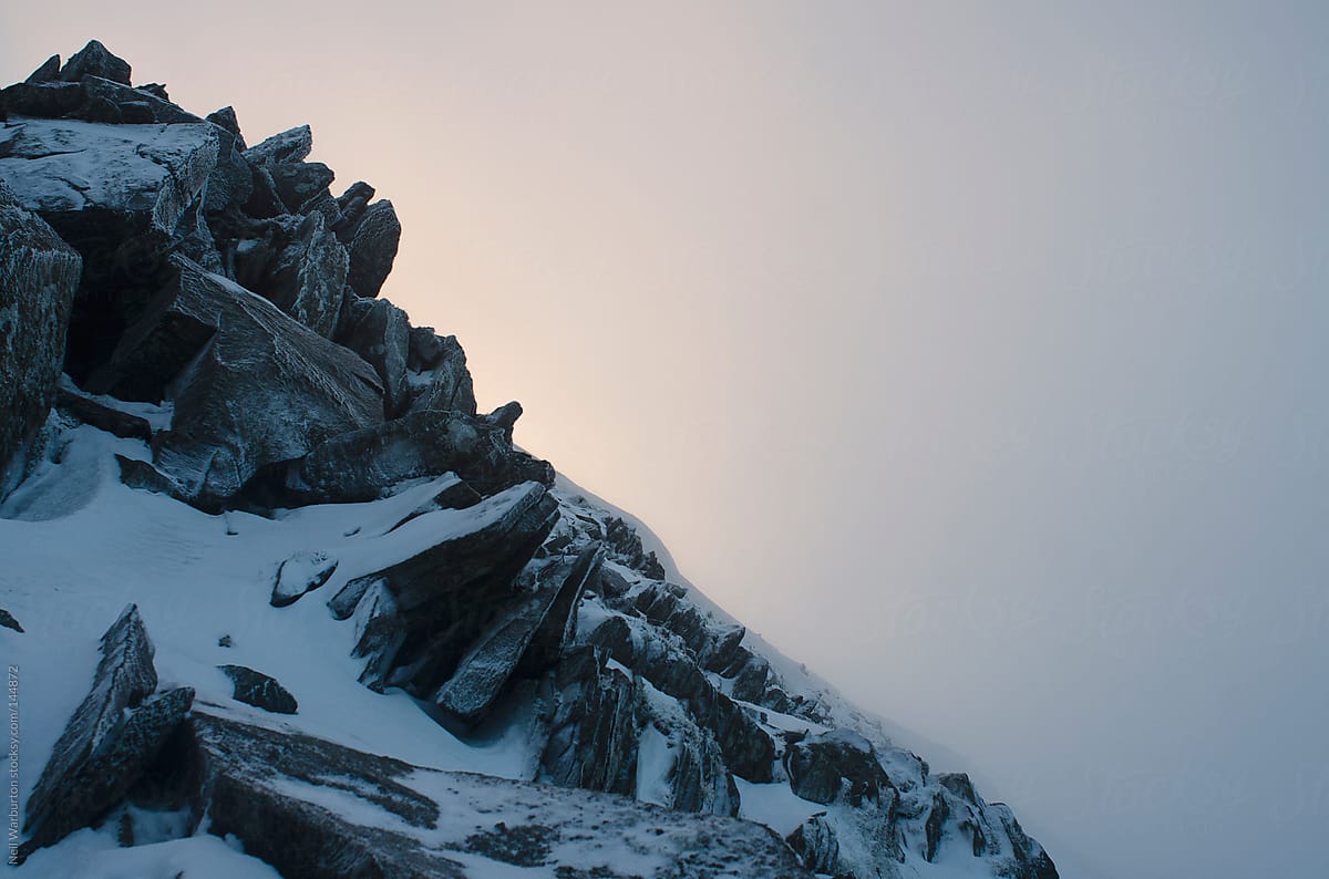 "Frozen Mountain Landscape" by Stocksy Contributor "Neil Warburton ...