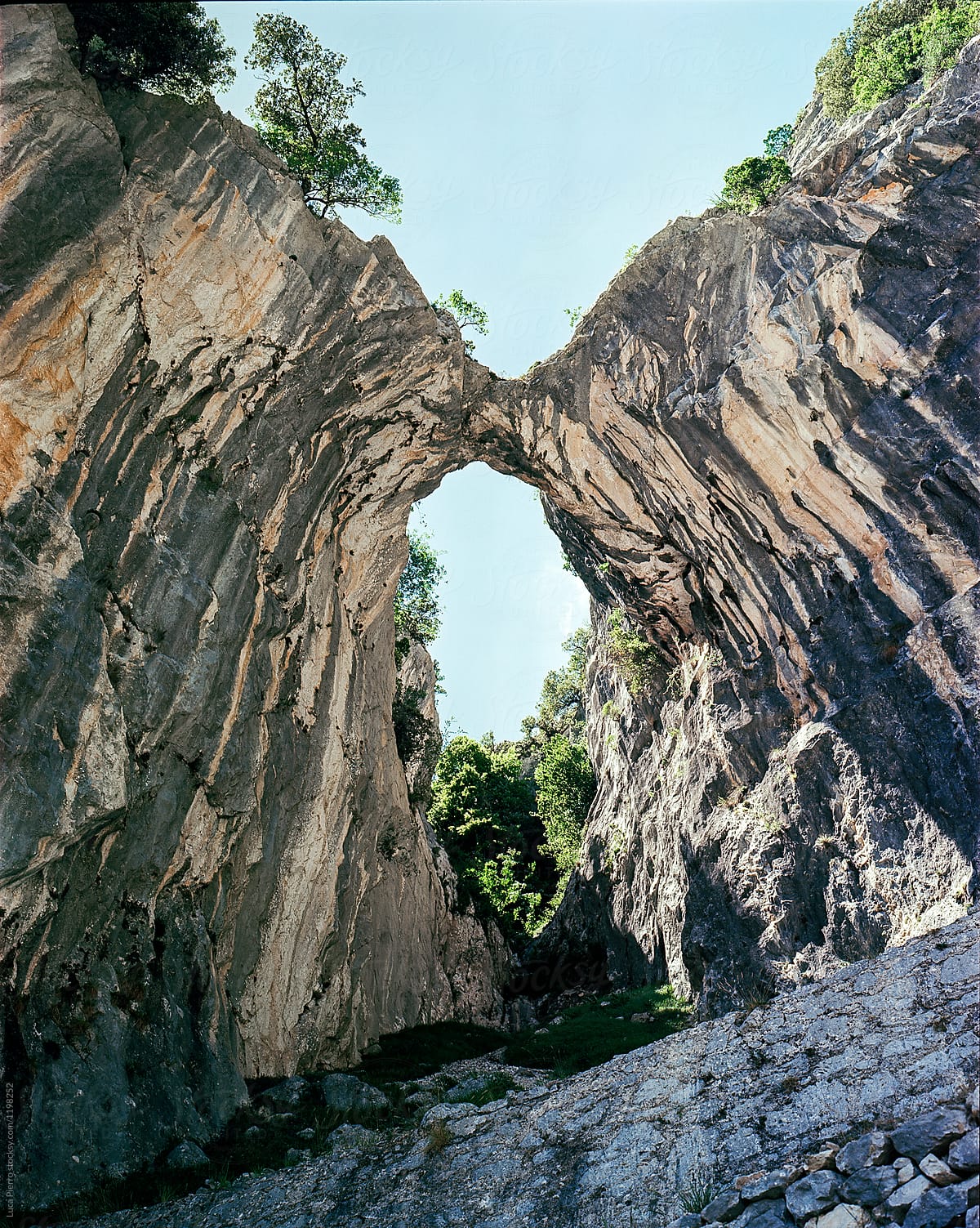 "Natural Arch In Picos De Europa National Park Near Asturias, Spain ...
