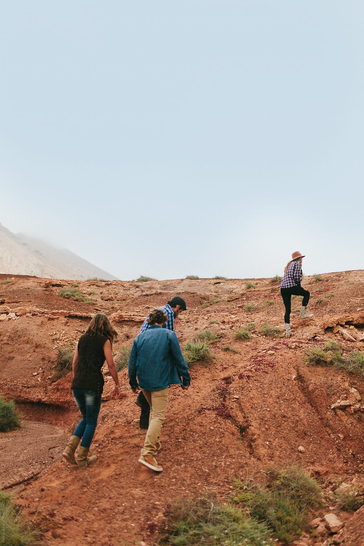 "Group Of Friends Walking Through A Desert Together" by Stocksy ...