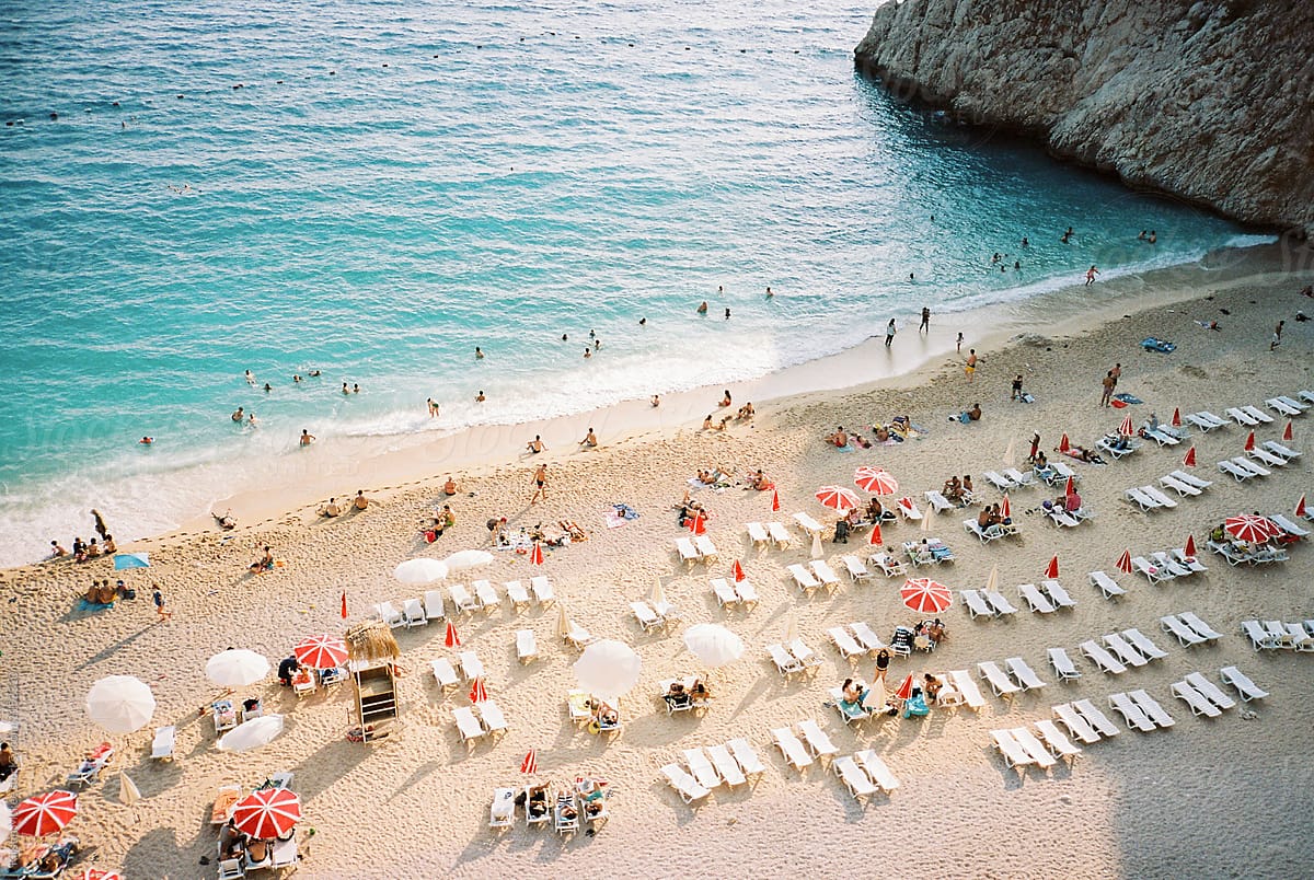 "Overhead Image Of Kaputas Beach, Turkey" by Stocksy Contributor ...