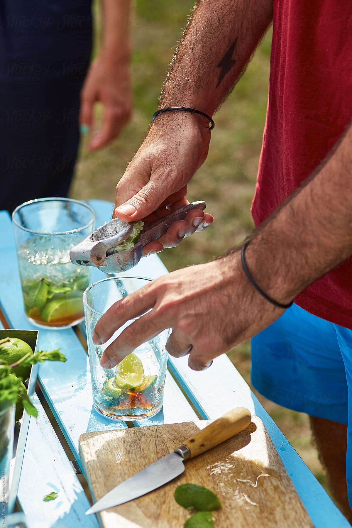 "Close-up Of Mojito Preparation" by Stocksy Contributor "Guille ...