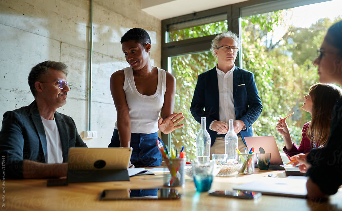 "Confident Manager With Her Business Teamwork" by Stocksy Contributor ...
