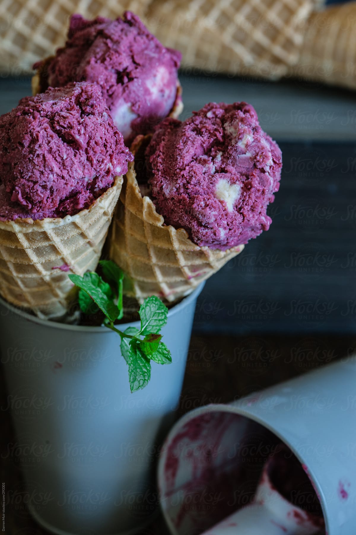 "Ice Cream Cones." by Stocksy Contributor "Darren Muir" - Stocksy