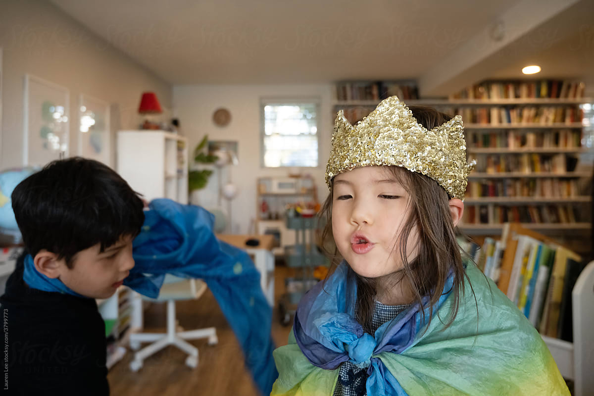 "Kids Playing Indoors" by Stocksy Contributor "Lauren Lee" - Stocksy