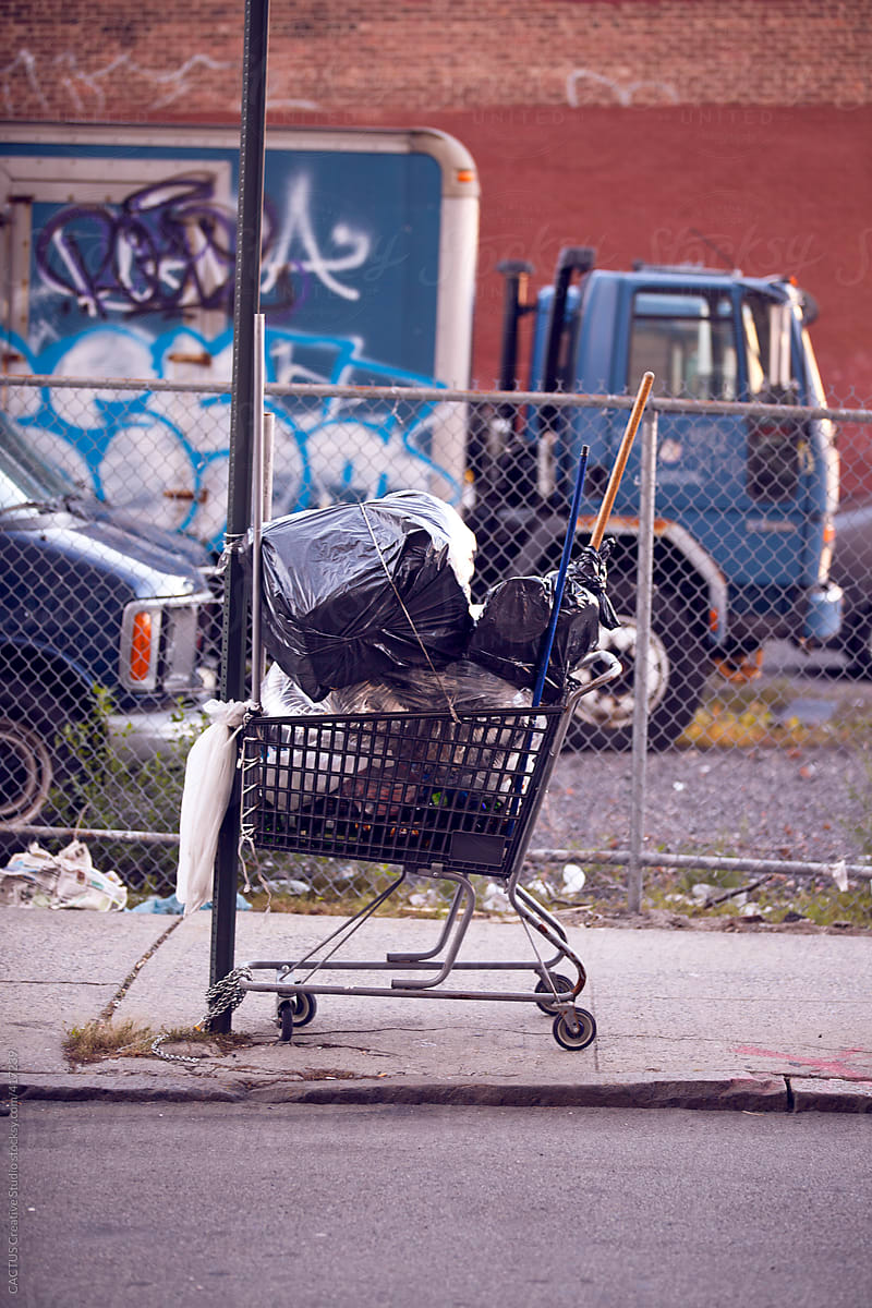 "Garbage Cart" by Stocksy Contributor "CACTUS Creative Studio" - Stocksy