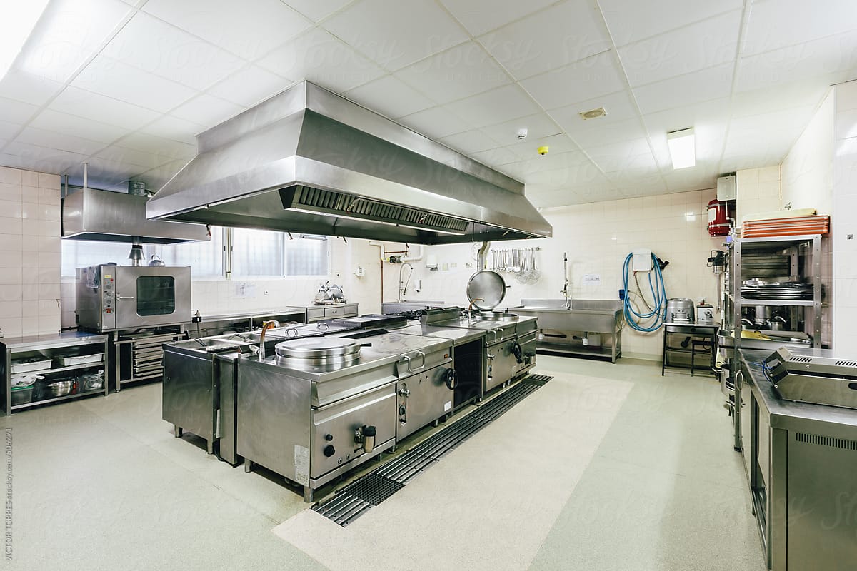 "Professional Kitchen" by Stocksy Contributor "VICTOR TORRES" - Stocksy