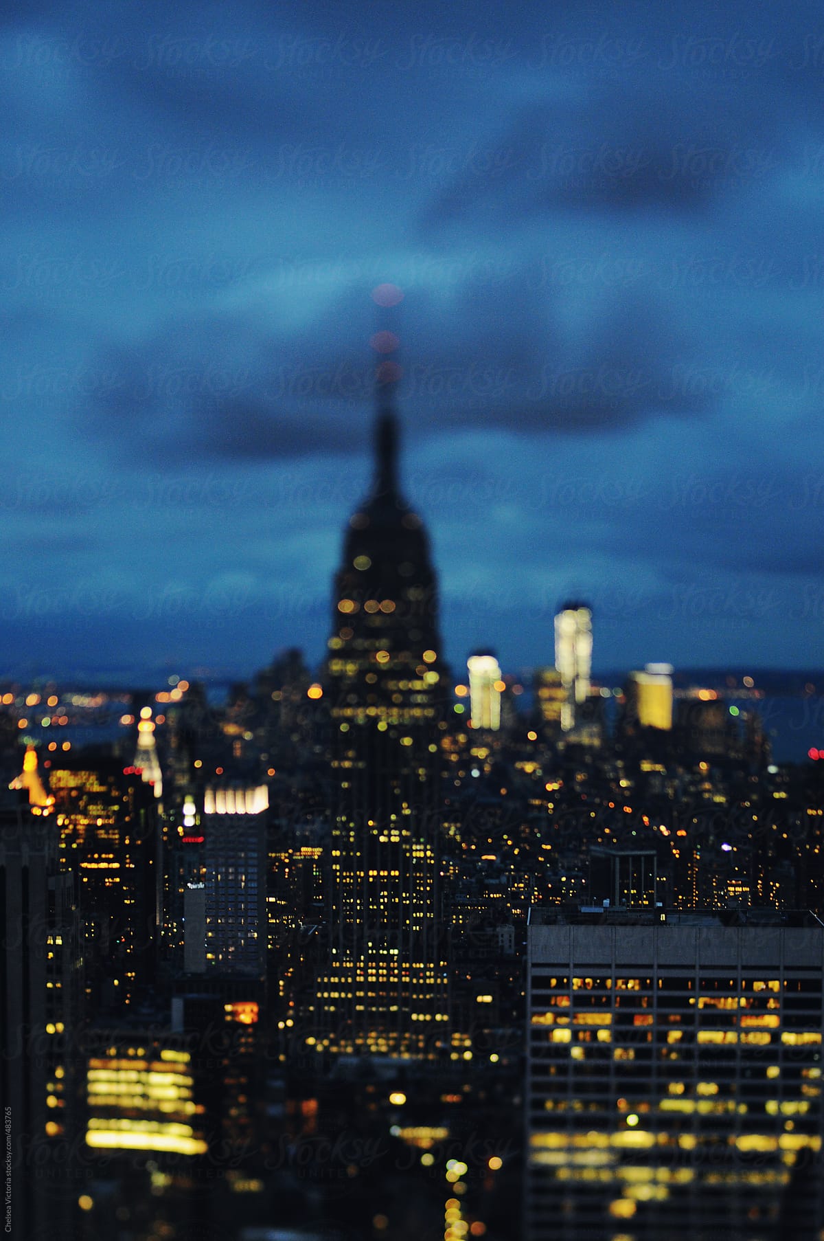 "Manhattan Skyline At Dusk" by Stocksy Contributor "Chelsea Victoria ...
