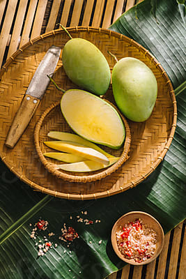 Green Mango With Chili Salt