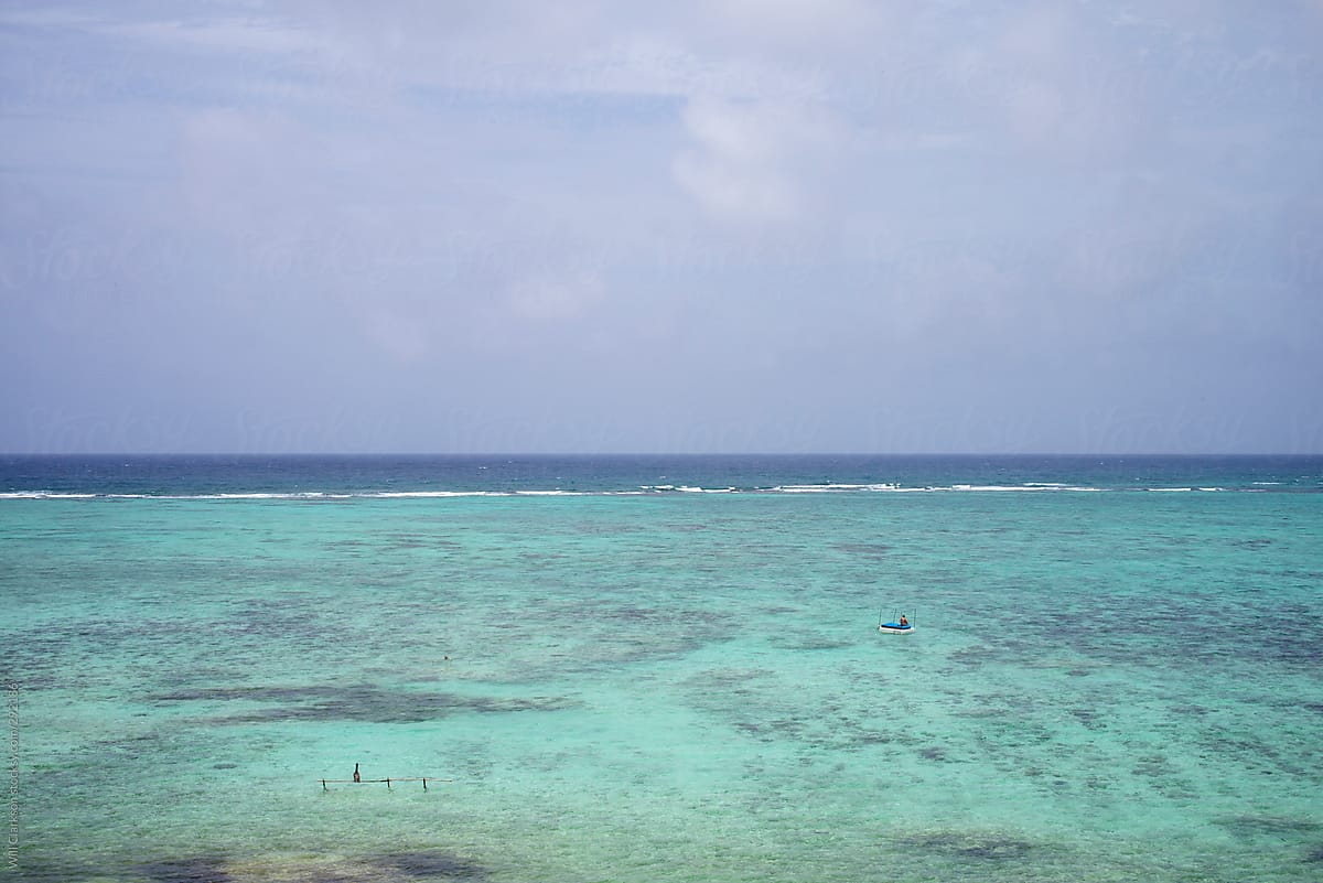 "A Clear Lagoon And Part Of The Great Mayan Reef Near Tulum, Mexico" by ...