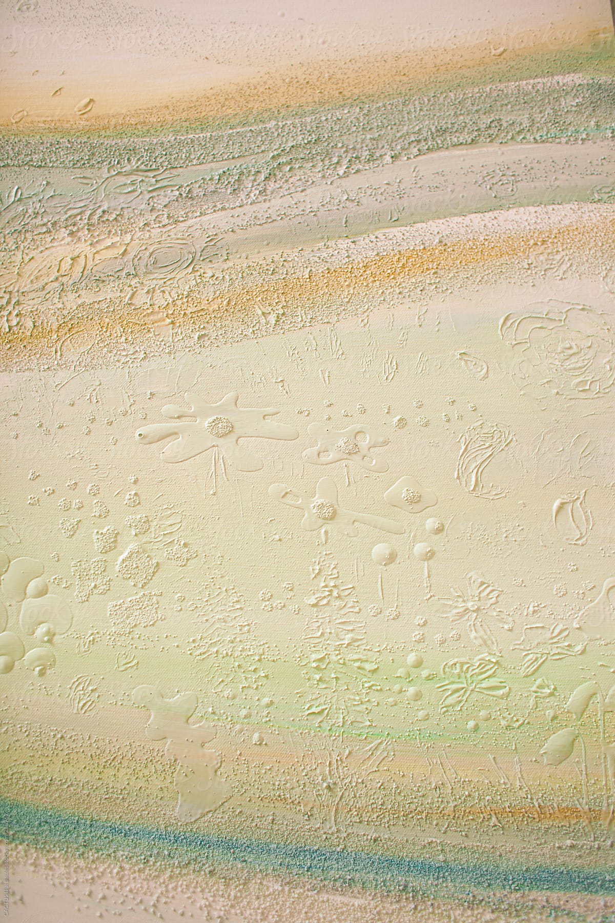 "Canvas Painted With Soft Colors And Texture" by Stocksy Contributor ...