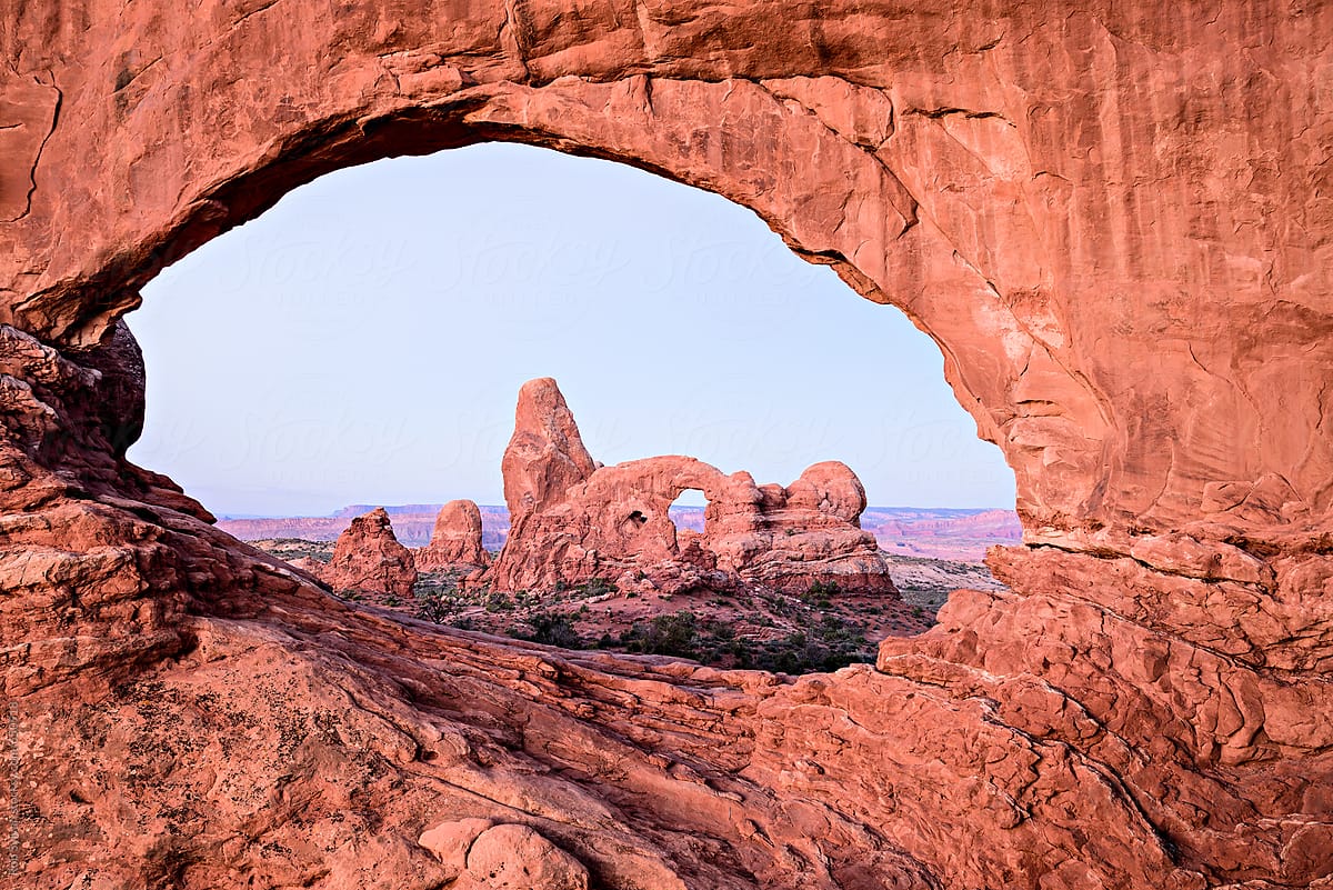 "Turret Arch Through Window Arch" by Stocksy Contributor "Rob Sylvan ...