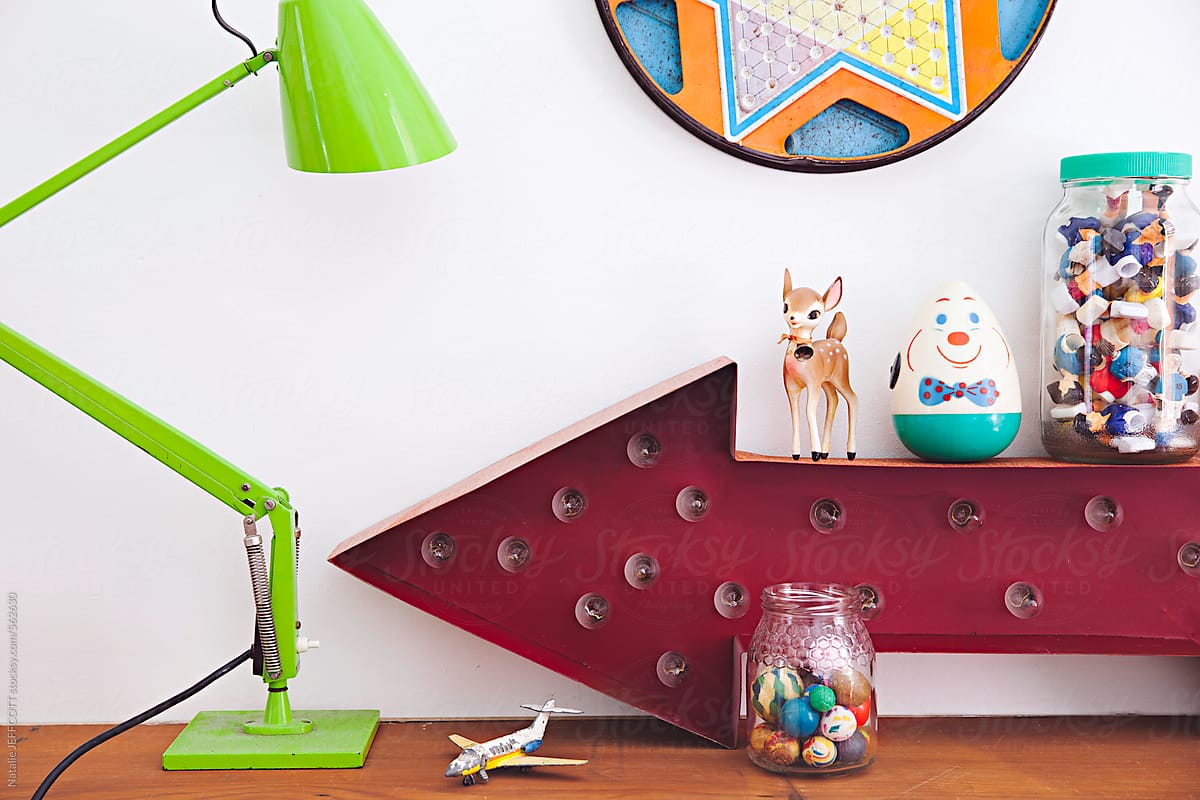"Colourful Vignette And Collection On A Shelf / Interior" by Stocksy ...