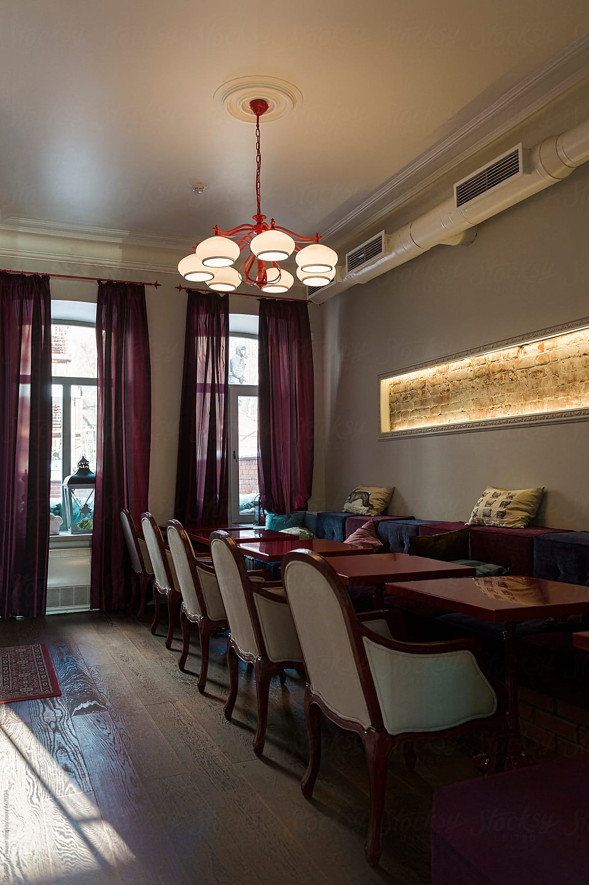 "Trendy Cafe Interior" by Stocksy Contributor "Danil Nevsky" - Stocksy