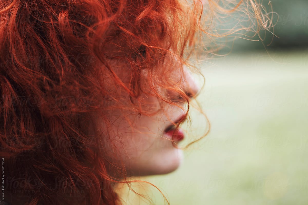 "Portrait Of A Beautiful Ginger Girl" by Stocksy Contributor "Jovana ...