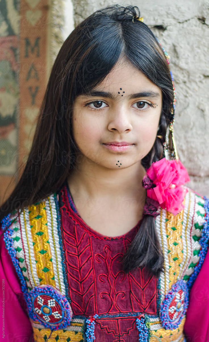 Portrait Of Baloch Girl With Intricate Jewelry And Makeup By Stocksy Portrait Of Baloch Girl With Intricate Jewelry And Makeup By Stocksy