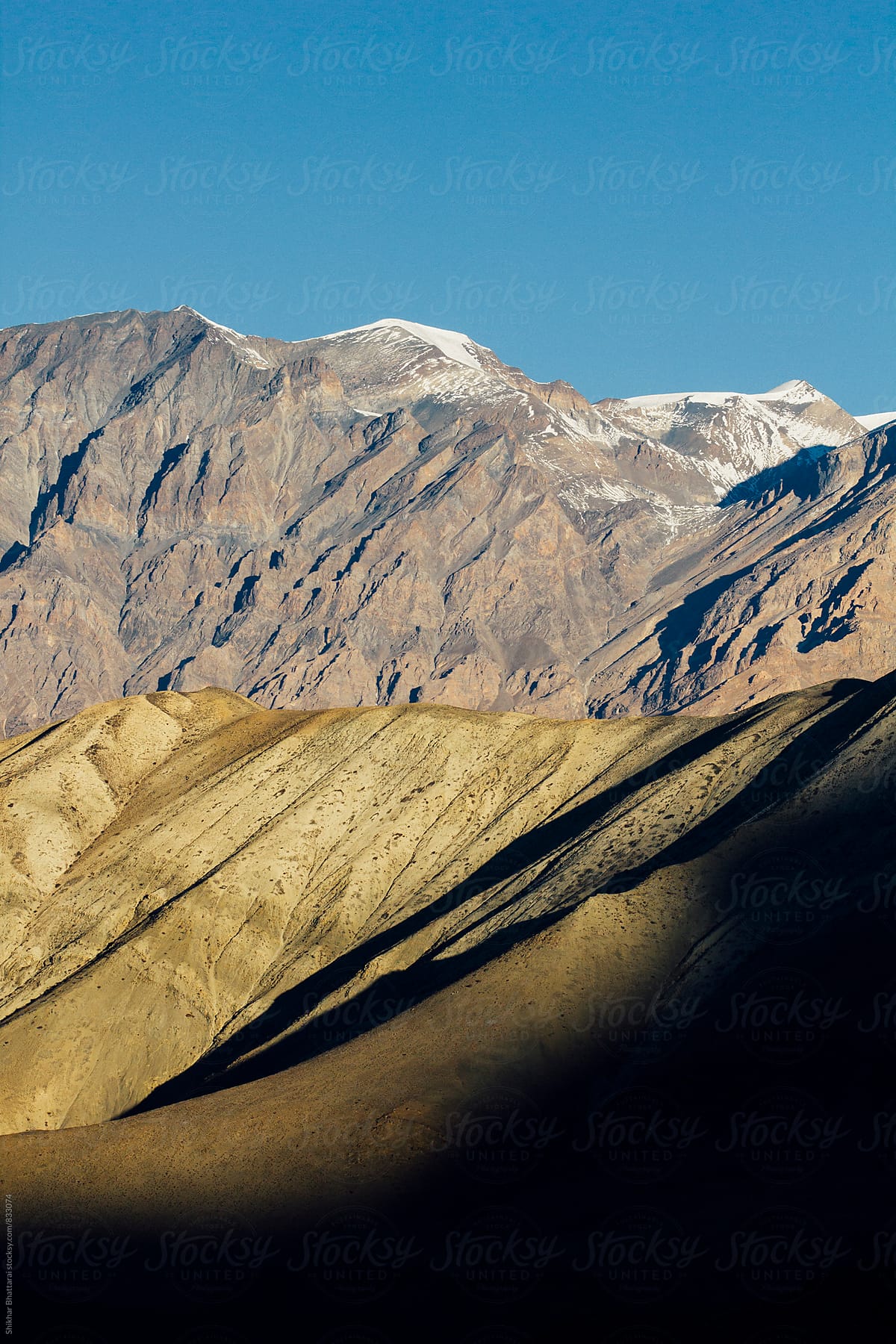 "Natural Texture And Patterns In The Mountains In The Himalayas." by ...