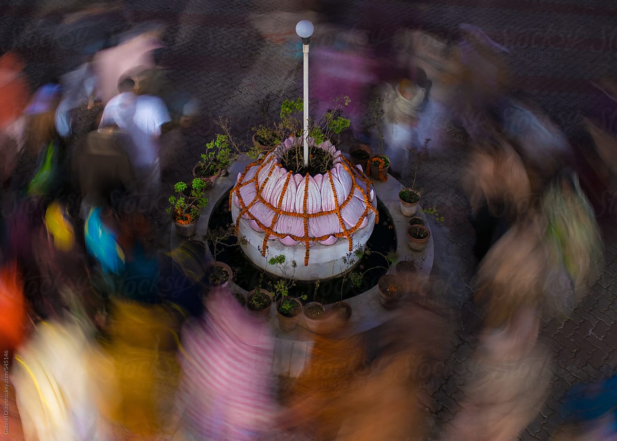 "Religious Rituals. Tulasi Plant Being Worship. India" by Stocksy ...