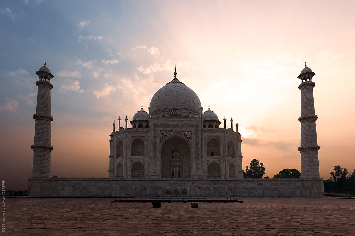 "Taj Mahal Backlit By The Sun" by Stocksy Contributor "Ibex.media ...