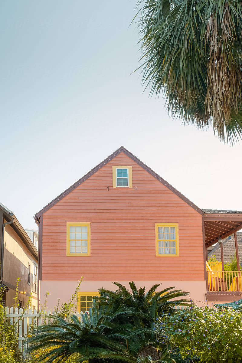 "Pink House In St. Augustine, Florida" by Stocksy Contributor "Maryanne ...