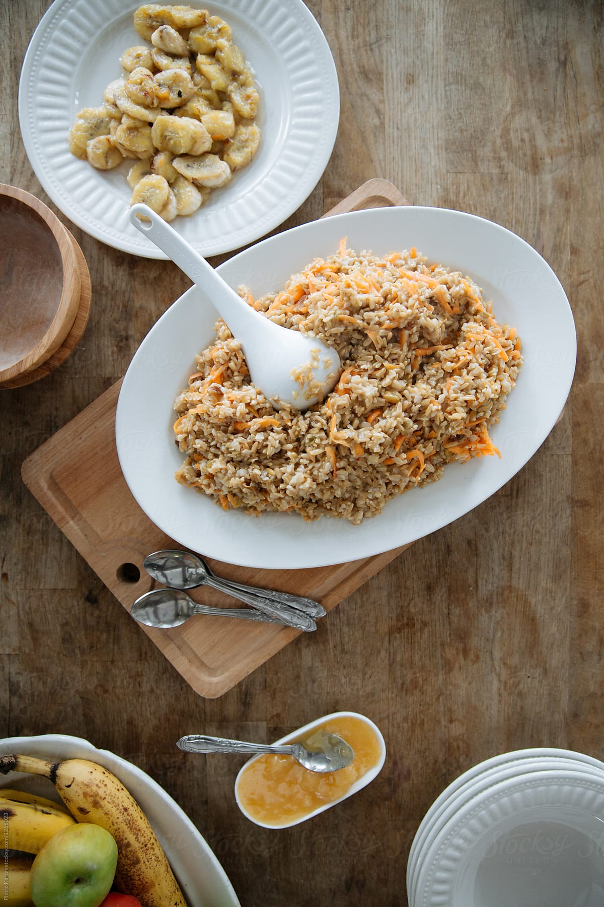 "A Mush And Different Toppings" by Stocksy Contributor "Pietro Karras ...