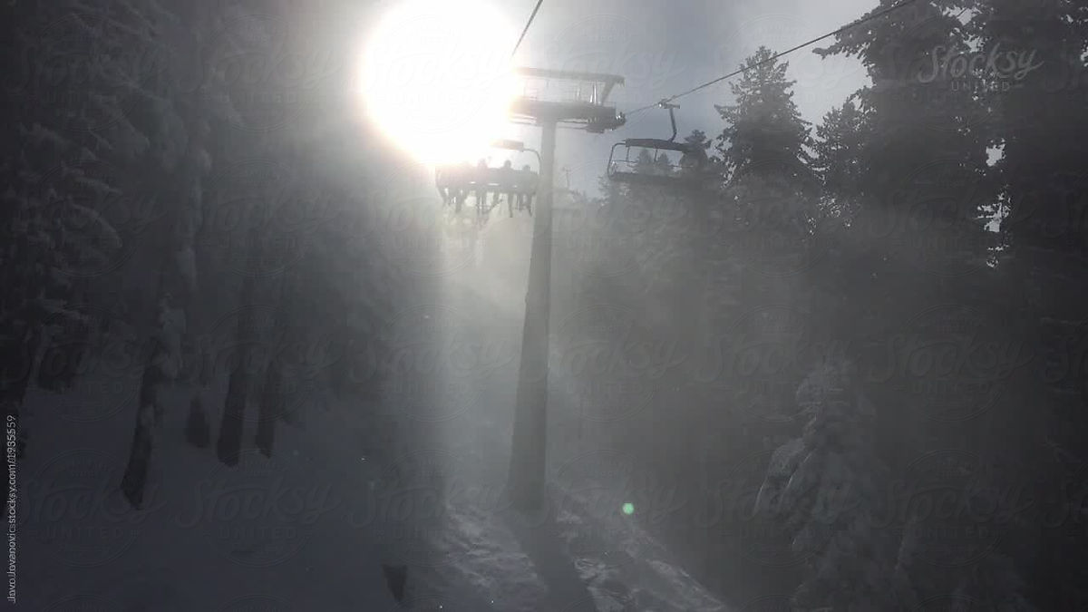 "Ski Lift Scenic Winter View" by Stocksy Contributor "Jovo Jovanovic ...