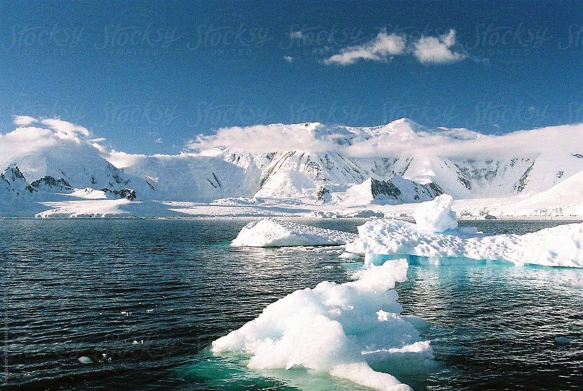 "Icy Waters, Paradise Bay, Antarctica Shot On 35mm Film." by Stocksy ...